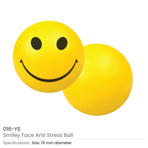 Smiley Face Anti Stress Balls | Promotional Gifts, Customised Gifts ...